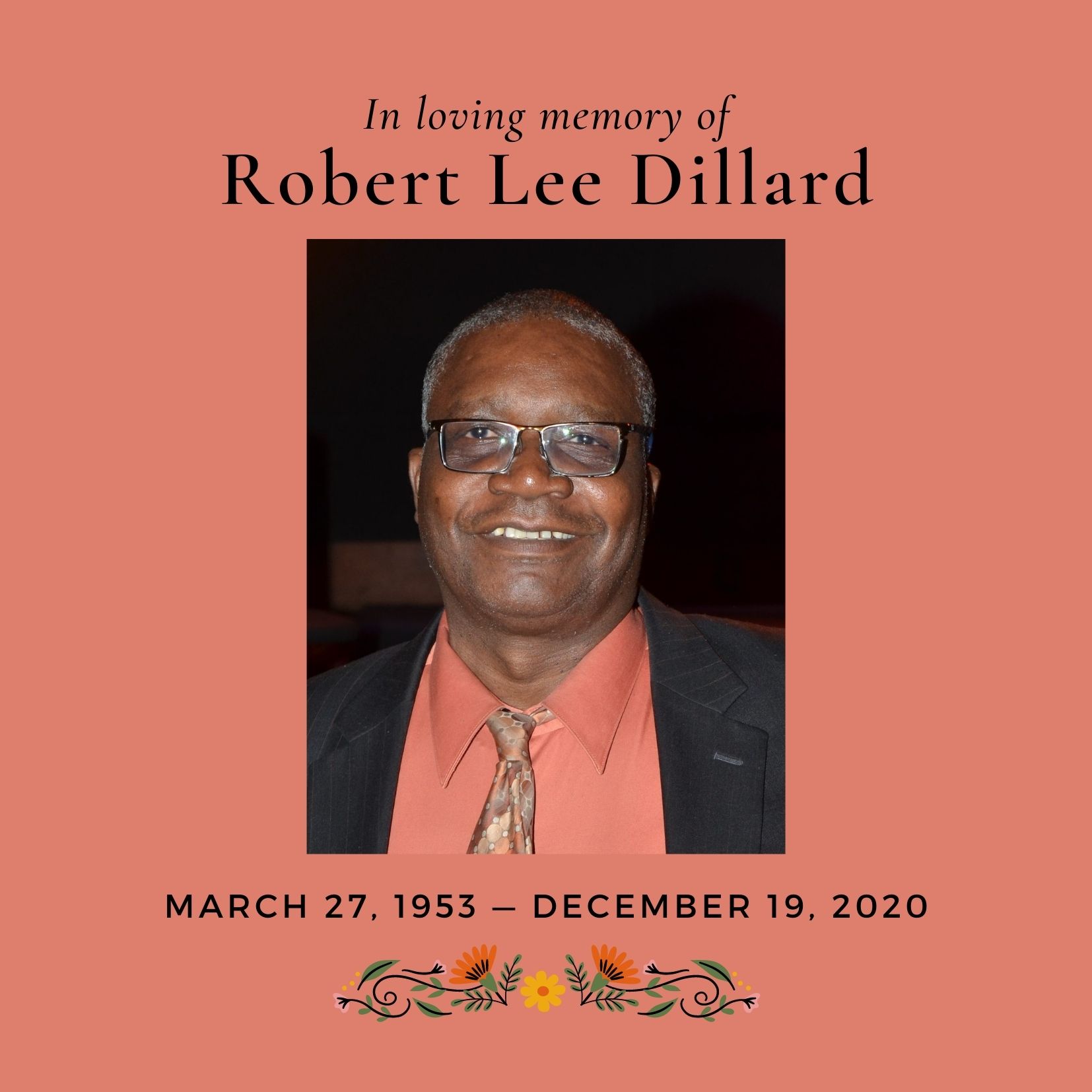 In loving memory of Robert Lee Dillard | Minnesota Spokesman-Recorder