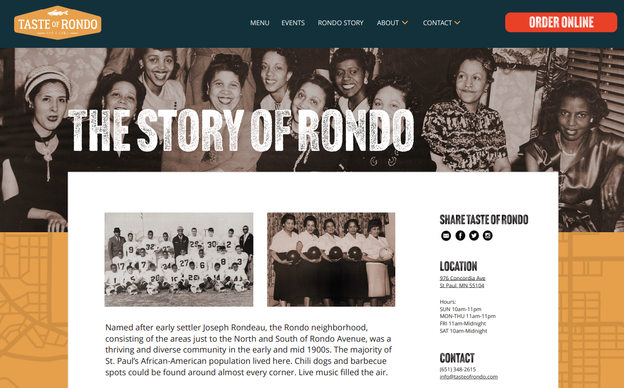 Deluxe Business Spotlight: Taste of Rondo embraces its historic ...