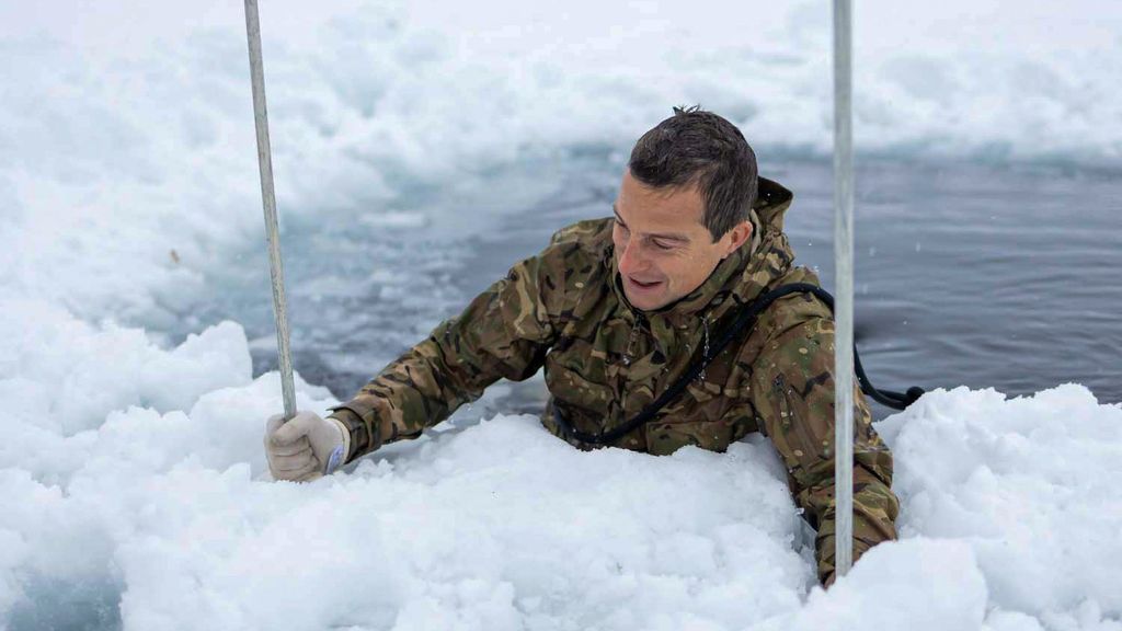 Bear Grylls Takes Part In Ice-Breaking Drill With Royal Marines In ...