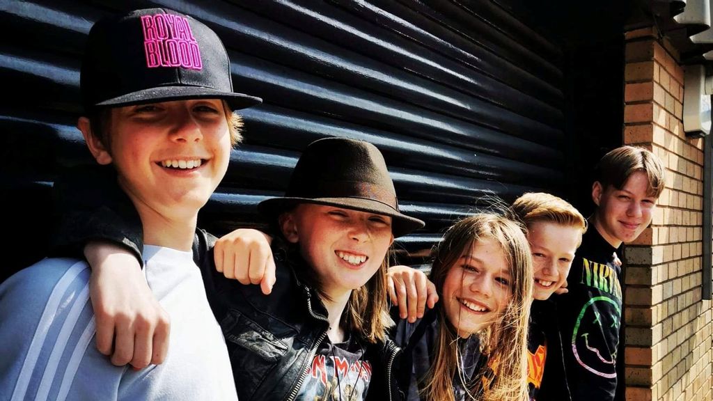 Kids Rock: One Of Britain’s Youngest Rock Bands Who Formed Aged Just 9 ...