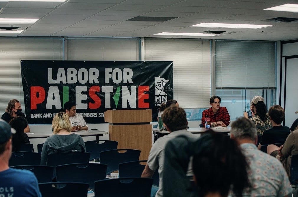 Minnesota public funds genocide must end say labor advocates